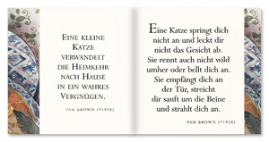 Ein kleines Buch über Katzen | Geschenkbuch Sprüche | EDITION XXS